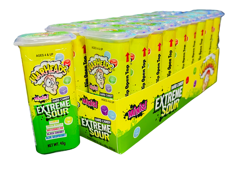 Warheads Mini Hard Candy Extreme Sour (49g) – Tempting Sweets