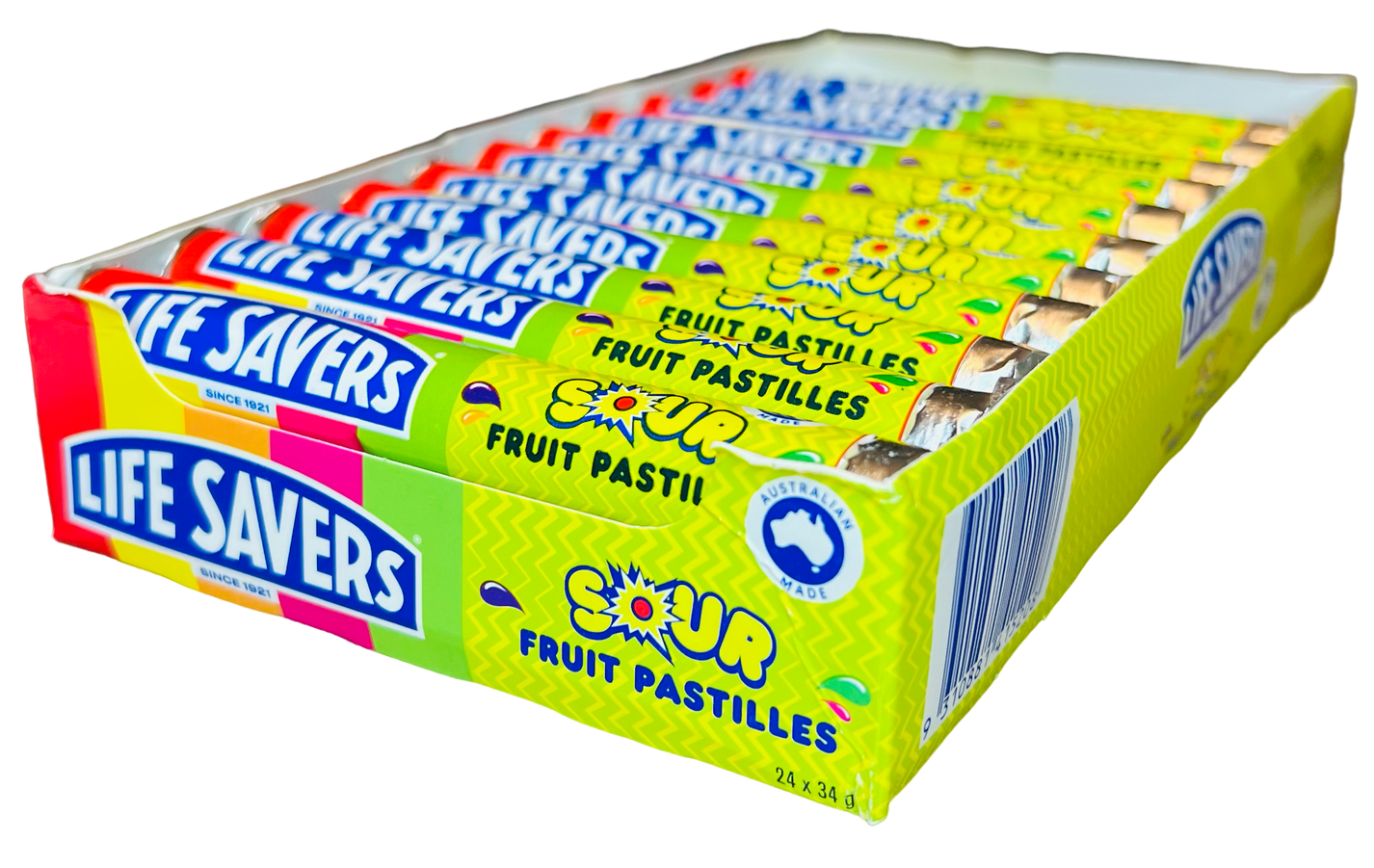 Life Savers Sour Fruit Pastilles (34g) – Tempting Sweets